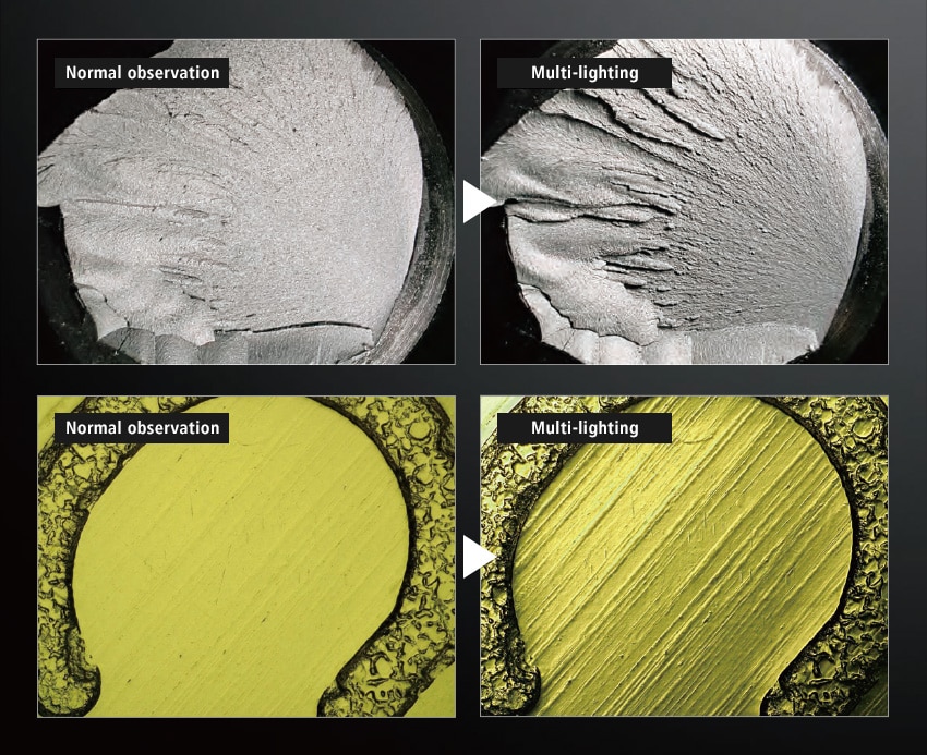 For fine shape observation such as Fracture surface analysis… Multi ...